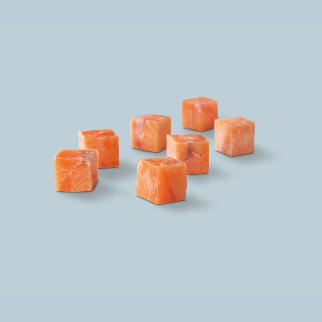 Salmon Bits and Pieces Cubes | Ocean Company Food
